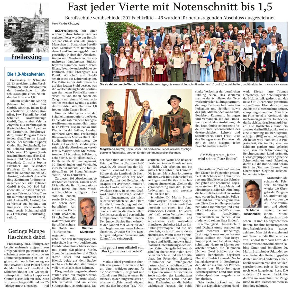 Die Berufsschule verabschiedet 201 Fachkräfte – Staatliches Berufliches ...